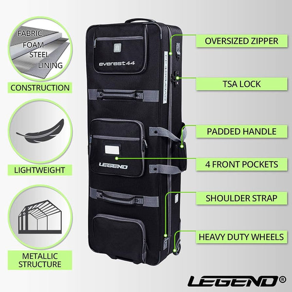 Legend - Everest Compound Bow Case with wheels - Airline Approved (40 ...